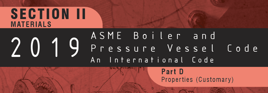ASME Section II part D-Guide to allowable stress tables