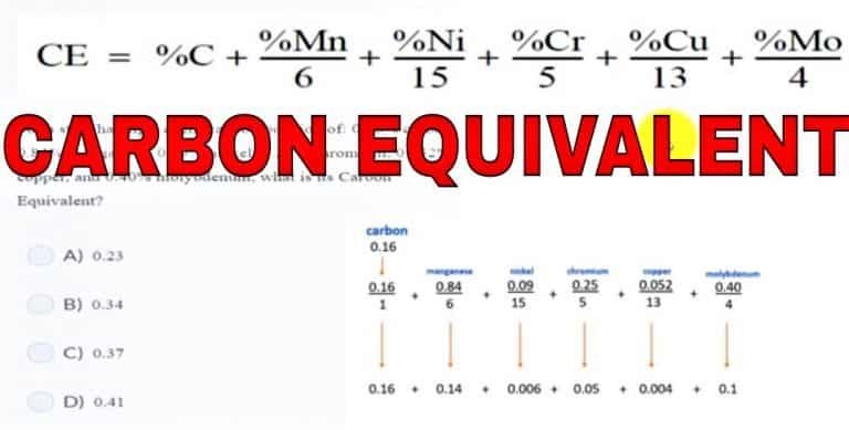 Carbon Equivalent for steel, low alloy, C-Mn steel and cast iron ...